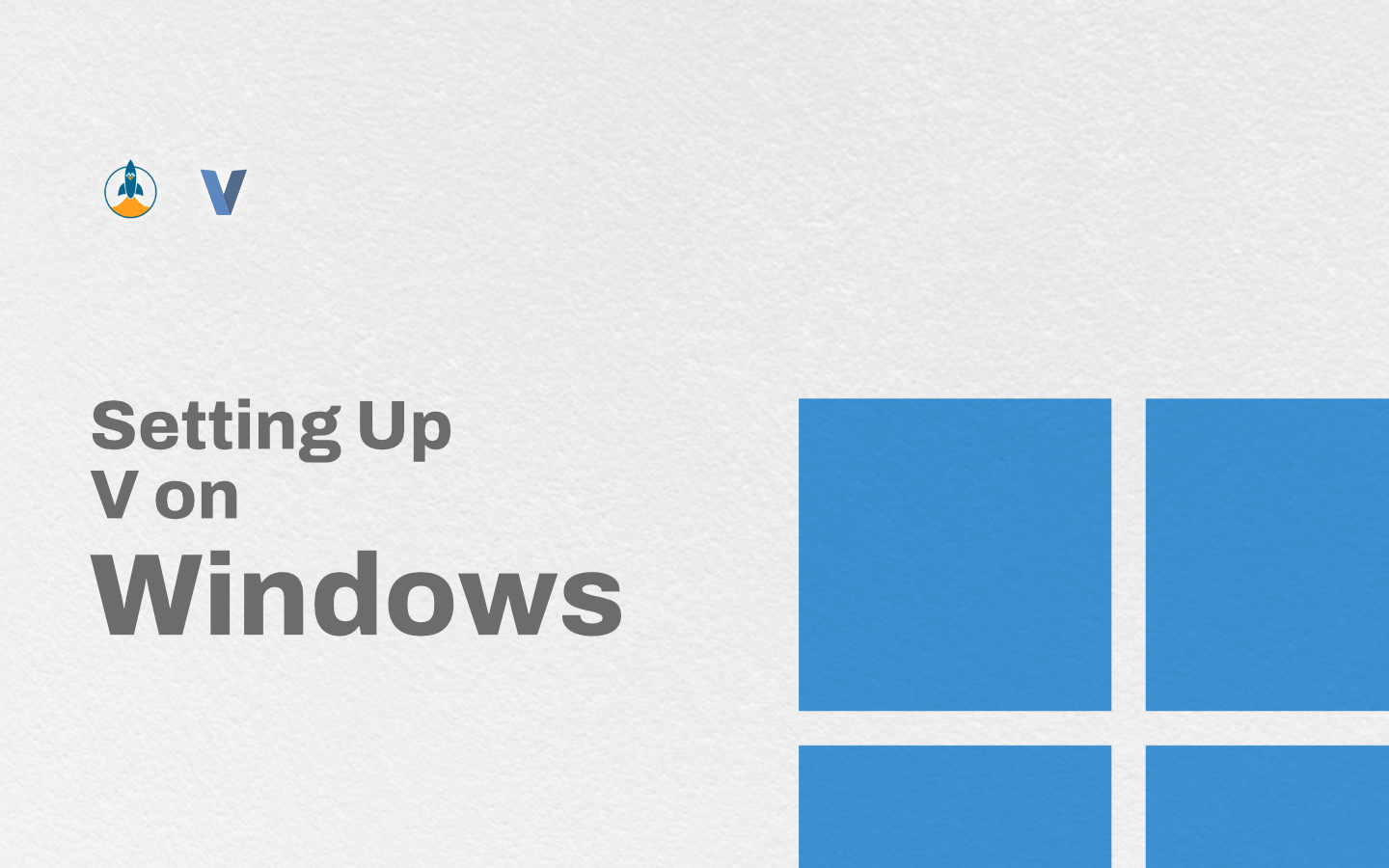 Setting up V on Windows | Mastering V